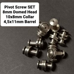 Stainless Domed Pivot Screw SET 8mm, Collar and Barrel - Stefan ...